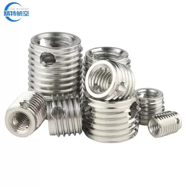 Whole Stainless 303 Steel Unc/Unf Self Tapping Thread Inserts Slotted Insert Nut in Stock