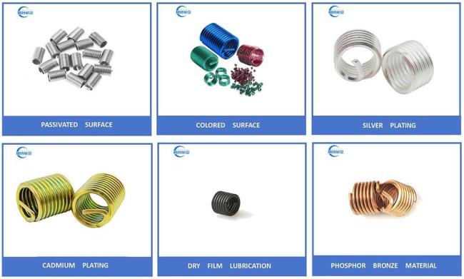 High-Performance Factory Unjc/Unjf Key Locking Thread Inserts M2 M2.5