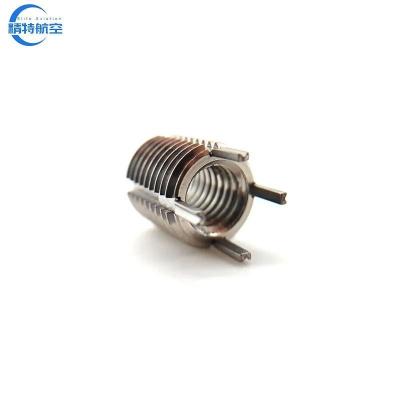 Nickel Plated M4-M24 Stainless Steel 304 Metric Heavy Duty Key Locking Inserts Keenserts for Industrial Machinery