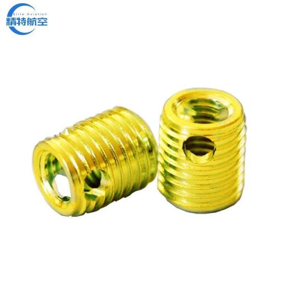 Quality Tanged Thread Inserts Brass Insert Stainless Steel SS304 Self-Tapping Threaded for sale