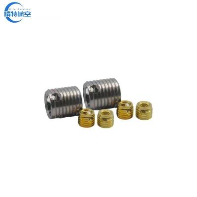 China Brass Threaded Insert Nut 3 Holes Self-Tapping Screw Sleeve M2-M8 for Other Common Used Thread DIN8140 Sizes Fine/Coarse Thread for sale