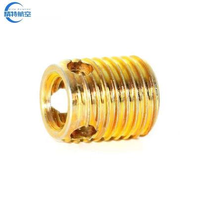 China SS304 Metric 302 M2 M3 M4 Holes Types Self Tapping Screw Bushing Slotted Type Wire Thread Insert for Energy Cars for sale