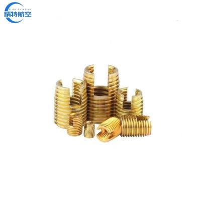 China Customized Brass Insert Nut Self-Tapping Threaded Inserts with Fine/Coarse Thread Type and T/T Payment for sale