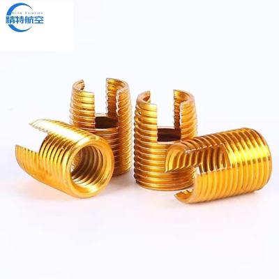 China Customized Brass Insert Nut Self-Tapping Threaded Inserts with Fine/Coarse Thread Type and T/T Payment for sale