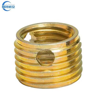China 500pcs/bag Brass Threaded Insert Nut with Cutting Bores Metric Thread Sizes Commonly Used for sale