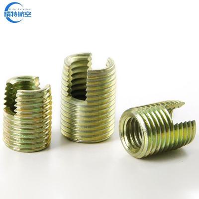 China Knurled Free Running Wire Wood Thread Insert M2/M3/M4/M5/M6/M8 with Commonly Used Metric Threads and Fine/Coarse Thread Type for sale
