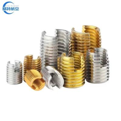 China Trisert Metal Unc 4-40 6-32 8-32 Self Tapping Threaded Insert with Holes Metric Thread Sizes and T/T Payment Accepted for sale