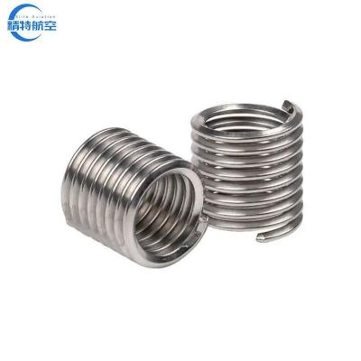 China EA Durable Helical Coil M8 M10 M12 Tangless Free Running Wire Screw Thread Insert Without Tail for Smooth Installation for sale