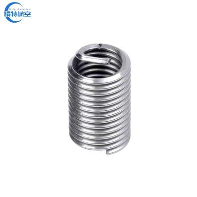 China Standard Tools Compatible Wire Thread Inserts with Followed Drawing Specification and Zinc Plated Surface for sale