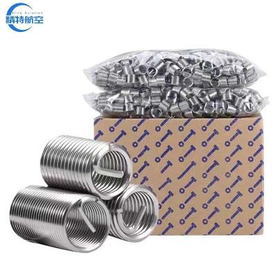 China Standard Tools Compatible Wire Thread Inserts with Followed Drawing Specification and Zinc Plated Surface for sale
