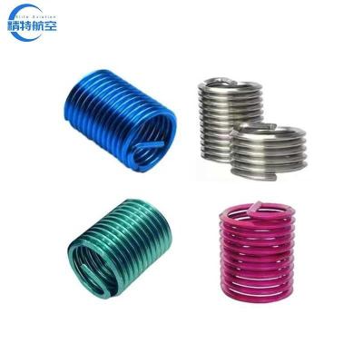 China 100pcs/bag Easy Installation M5*1.5D Spiral Wire Fastener Screw Inserts for Heli Coil Repair Delivery Ways by Air for sale