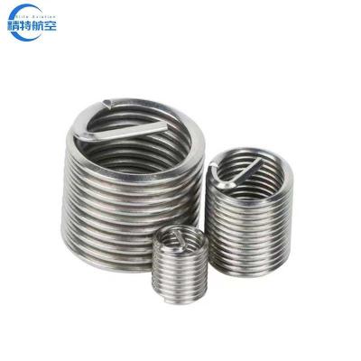 China Stainless Steel 304/316L Screw Threaded Inserts Helical Wire Screw Fastener with Zinc Plated Surface Finishing for sale