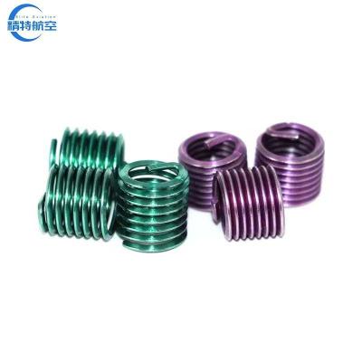 China 100pcs/bag SS304 Coarse Thread Free-Running Inserts for Thread Patching Zinc Plated 100pcs for sale