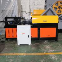 China Automatic Wire Straightener and Cutter 5-20mm Diameter 10-3000mm Length Quick Setup Compact Footprint for sale