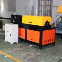 China Automatic Wire Straightener and Cutter 5-20mm Diameter 10-3000mm Length Quick Setup Compact Footprint for sale