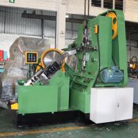China Automatic Buckle Forming Machine Multi Voltage Thread Rolling Equipment 130mm Rod Length 100-140 PCS/min for sale