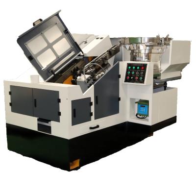 China High Speed R6-100 Thread Rolling Machine With Vibrating Feeder | Stable Reliable Fastener Screw Bolt Thread Roller For Drywall Screw Production Line for sale
