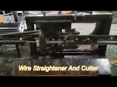 industrial wire straightener and cutter for carbon steel / stainless steel