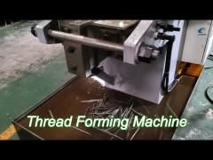 automatic straightening, cutting & thread forming machine