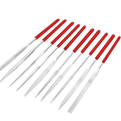 Cina 50mm 60mm 70mm Professionale Diamond Needle File Set per la finitura del metallo superiore in vendita