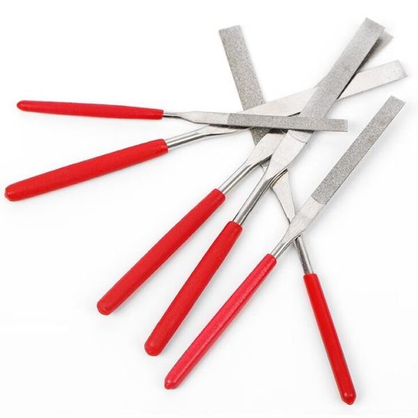 Quality Steel Round Diamond File Set For Precise Metal Shaping And Polishing for sale