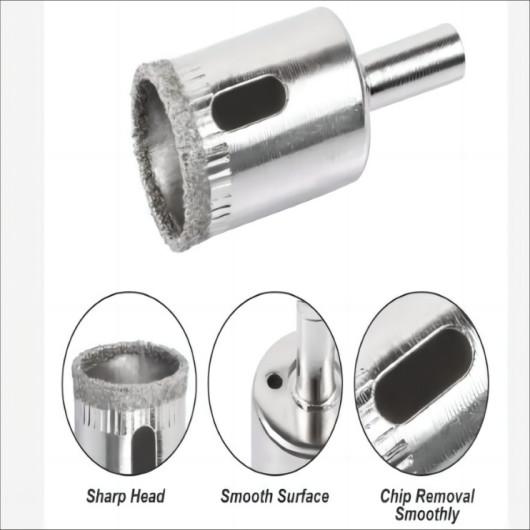 Quality ISO9001 Certified Diamond Glass Hole Opener With No Broken Edges for sale