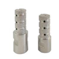 China High Precision Vacuum Brazed Diamond Finger Bit For Marble Grinding for sale