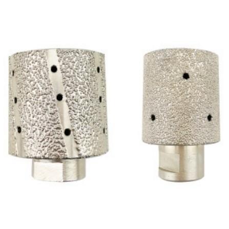 Quality Self-Sharpening Vacuum Brazed Diamond Finger Bit For Stone Grinding for sale