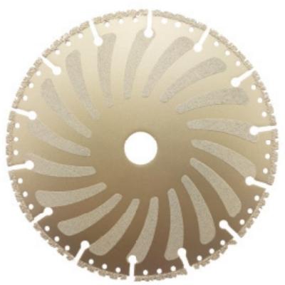 China Long Life Service Vacuum Brazed Diamond Saw Blade para corte seco de mármore à venda