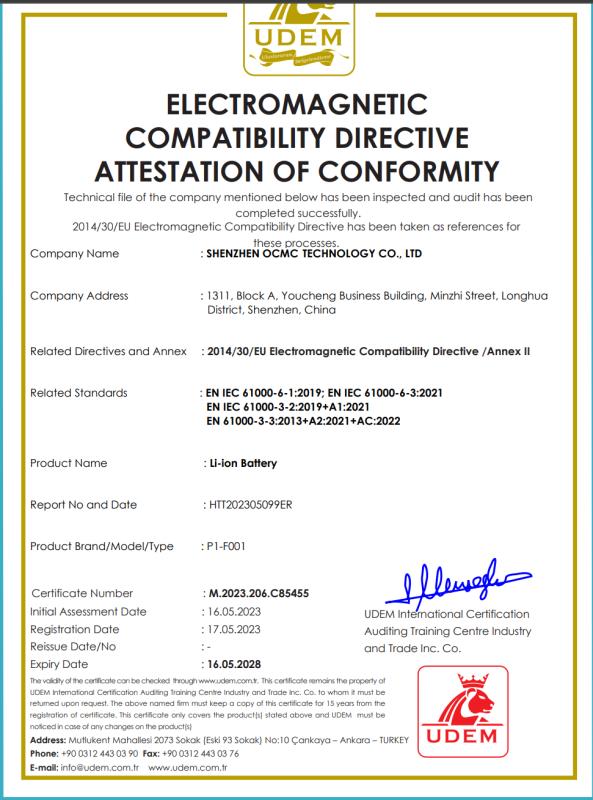  - Shenzhen OCMC Technology Co., Ltd