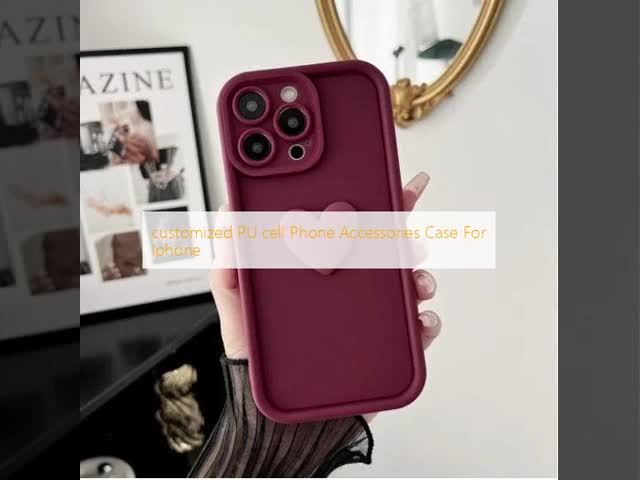 customized PU cell Phone Accessories Case For Iphone