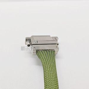China J30j-51tj L-a-500 Rectangular Connector with 51 Pins Carrying Shielded Shell Male Plug for Aviation and mili-tary Use. for sale