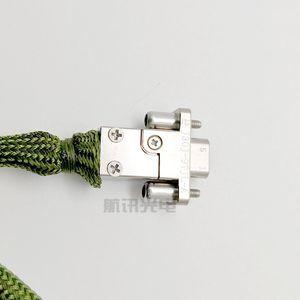 China J30j-9tjl-a Custom Cable Rectangular Connector Plug 9-Pin with Tail Clip Wire Clamp A1 A3 mili-tary Aviation for sale