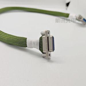 China Customized Wire Harness J30j-21tjl-300-21tjl Double Head Connector Metal Shell Aviation Nylon Sheath. for sale