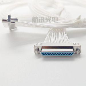 Quality Rectangular Connector J30j-37tjl 37 Pin Metal Shell Male Plug with Wire for Aviation. for sale