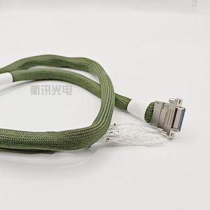 Quality J30j-25tjl-A1 Custom Cable Rectangular Connector Plug with 25 Cores and A1 Tail Clip for mili-tary Aviation for sale