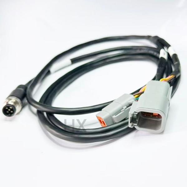 Quality China Made Custom M12 to Dt Wiring Harness for Vehicles. for sale