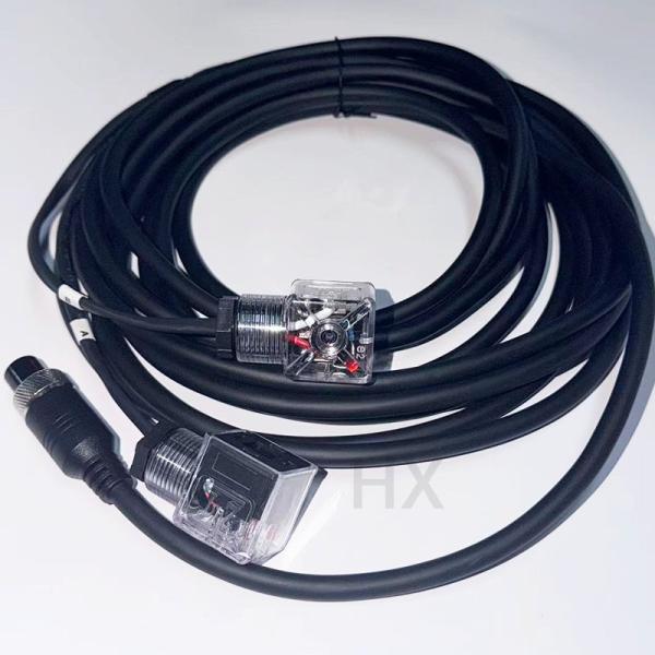 Quality Support Custom Wiring Harness for Farm Machinery, M12 1-to-2 Splitter Cable for DIN Standard Actuators. for sale