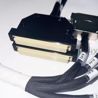 China Industrial Multi-Channel Harness with Rectangular Connectors, Split Cable with SCSI Rectangular Plugs for Servo Equipment. for sale