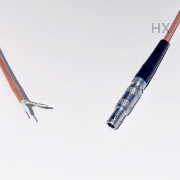 Quality Single Core Push-Pull Circular Connector Cable, High Temperature Coaxial Test for sale
