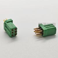 China Gold-Plated High-Conductivity Aviation Connector Straight PCB Socket Electronic Component for sale