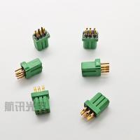 China Gold-Plated High-Conductivity Aviation Connector Straight PCB Socket Electronic Component for sale