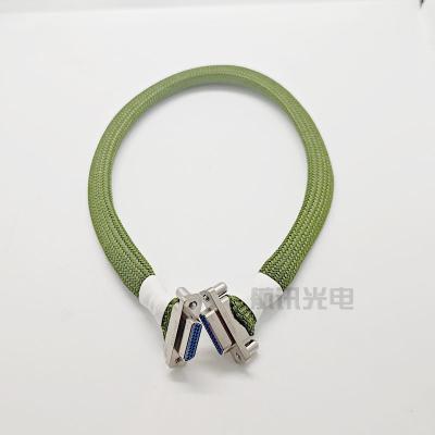 China Rectangular Connector J30j-21tjl-300-21tjl Dual Head Wire Harness Customized Aviation Nylon Sheath. for sale