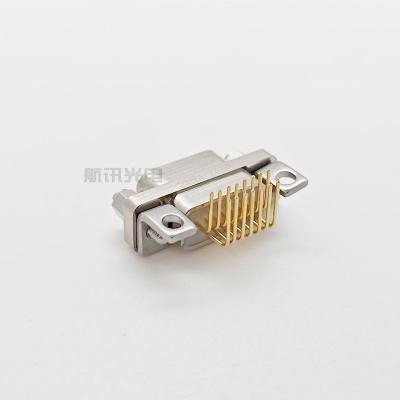 China Aviation Grade Rectangular Connector with Bent Pin Design for sale