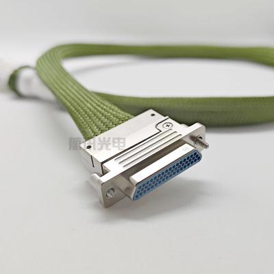 China J30j-51tj L-a-500 Rectangular Connector with Shielded Mesh Plug 51 Pins. for sale