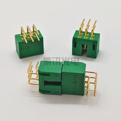 China Jl23-06zjw 2.54mm Pitch Right-Angle Aviation Connector for Avionics. for sale
