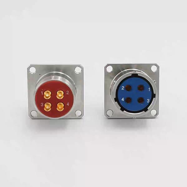 Quality Xcd Series Circular Connector Xcd22f4z1p40 High Current 4-Core Plug. for sale