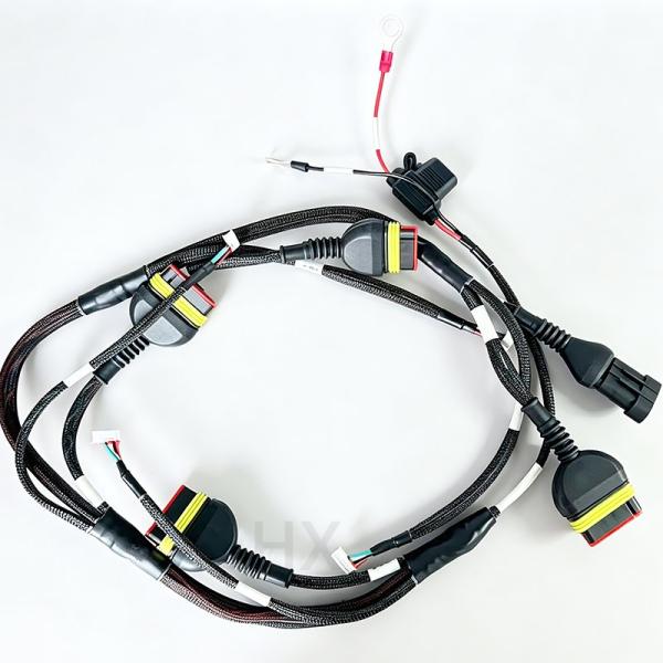 Quality Outdoor Electronic Control Multi-Circuit Waterproof Split Harness with Fuse, for sale