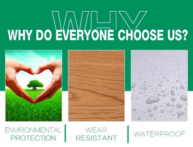 30 Mil 40 Mil Luxury Vinyl Plank Floor Wear Layer Manufacturer for Environmental Protection 1
