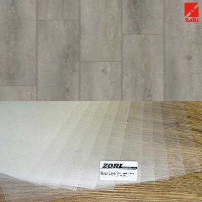 China 12 fabricante de la película de la protección del piso del cloruro de la milipulgada 20 Mil Wear Resistant Layer Polyvinyl en venta